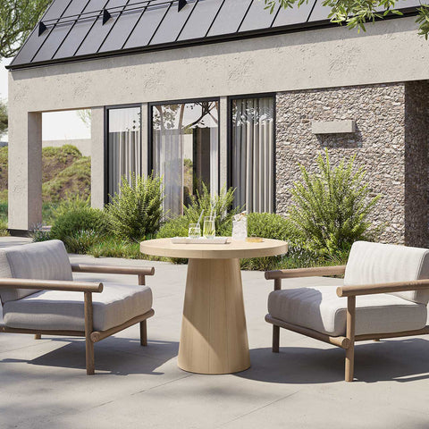 Cafe Table (Woodform Concrete® Collection) – Trueform Concrete