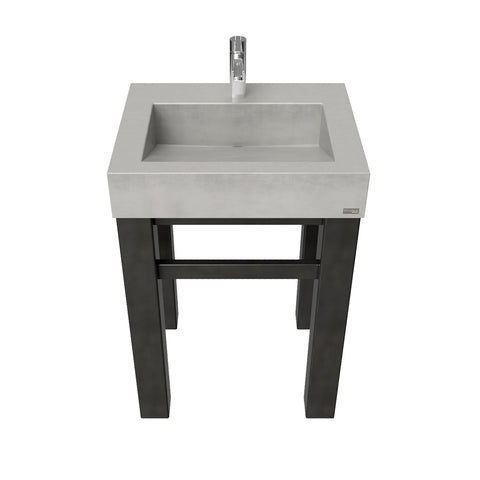 Industrial 24" Vanity with Ramp Sink – Trueform Concrete