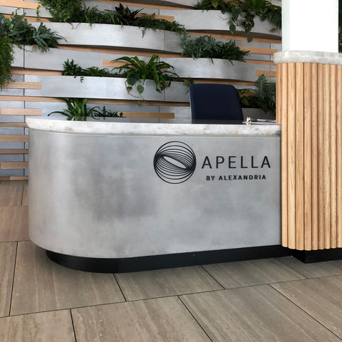 Apella Reception Desk – Trueform Concrete
