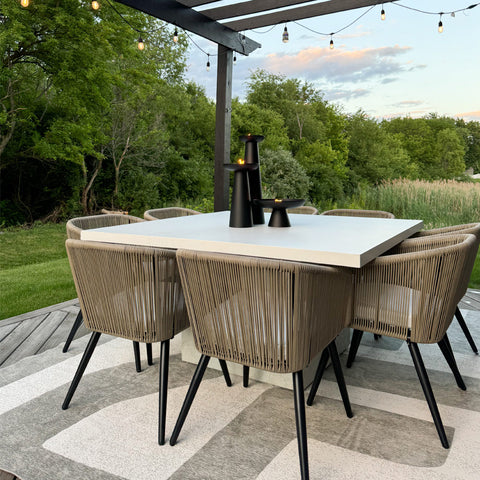 Casa Table in Linen – Trueform Concrete