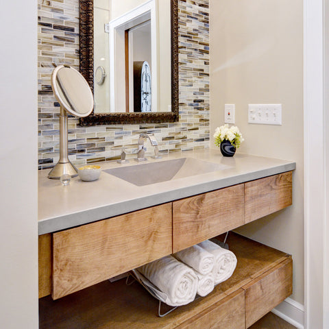 Custom Built-in Vanity – Trueform Concrete
