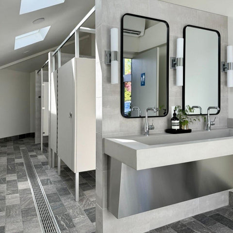 Condo Clubhouse Trough Sink – Trueform Concrete