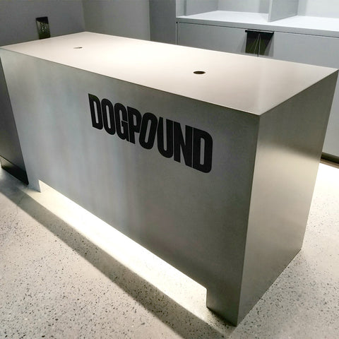 Monolithic Reception Desk – Trueform Concrete