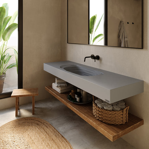 Strata 60" Concrete Sink – Trueform Concrete