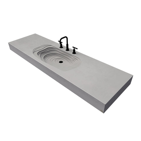 Strata 72" Concrete Sink – Trueform Concrete