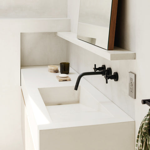 Unique Side-Mount Ramp Sink – Trueform Concrete