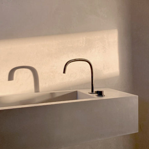 Custom Sink at Sunrise – Trueform Concrete