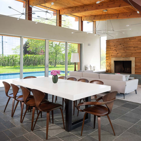 Zen Concrete Dining Table, Rectangular – Trueform Concrete