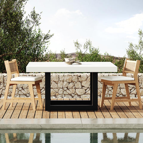 Zen Concrete Dining Table, Square – Trueform Concrete