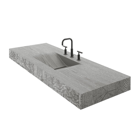 Tahoe Sink, 60" (Woodform® Collection) – Trueform Concrete