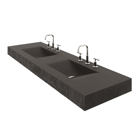 Tahoe Sink, 72" Double (Woodform® Collection) – Trueform Concrete