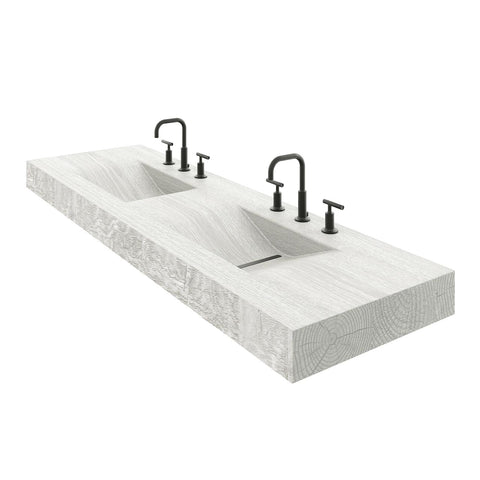 Tahoe Sink, 72" Double (Woodform® Collection) – Trueform Concrete