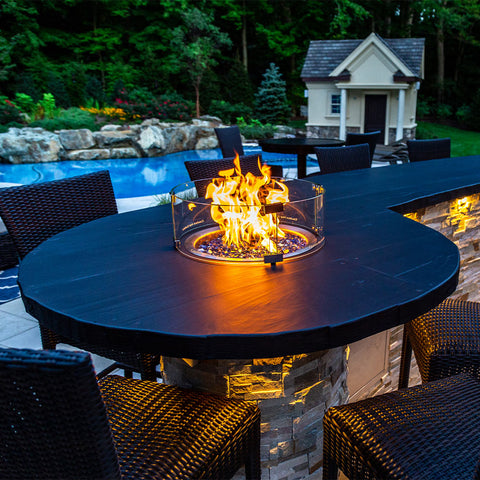 Backyard Fire Feature – Trueform Concrete