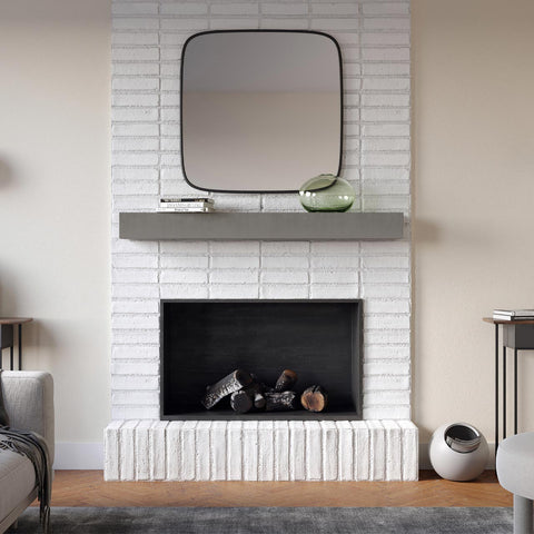 Ledge Floating Concrete Mantel – Trueform Concrete