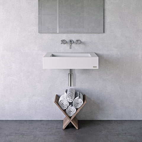 20" ADA Floating Concrete Ramp Sink – Trueform Concrete