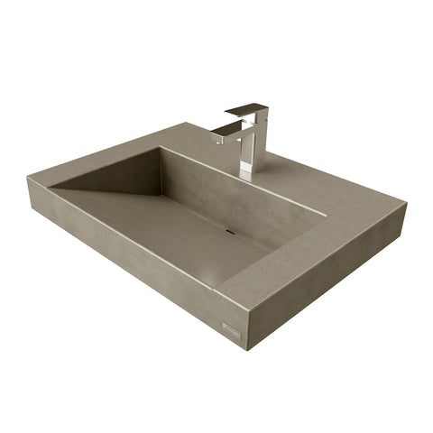 24" Contempo Concrete Sink – Trueform Concrete