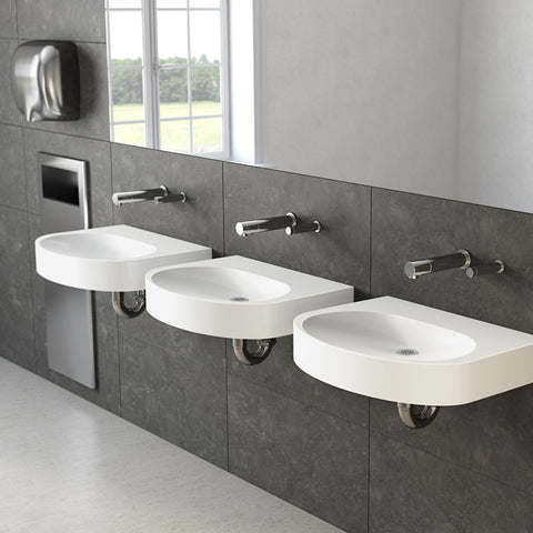 24" Ellipsa Concrete Sink – Trueform Concrete