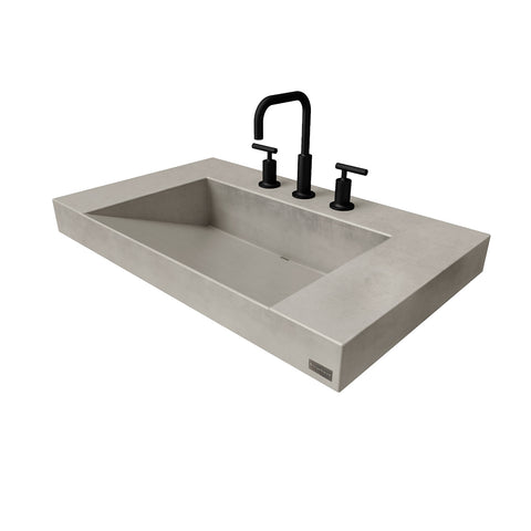 30" Contempo Concrete Sink – Trueform Concrete