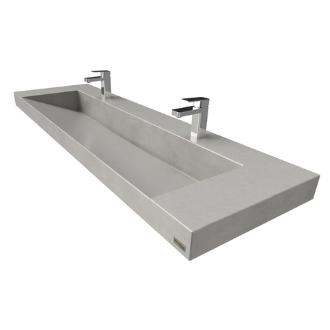 60" Contempo Concrete Sink – Trueform Concrete