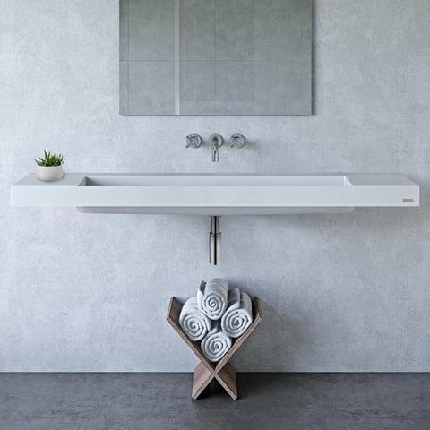 60" Contempo Concrete Sink – Trueform Concrete