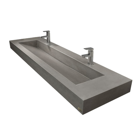 72" ADA Floating Concrete Ramp Sink – Trueform Concrete