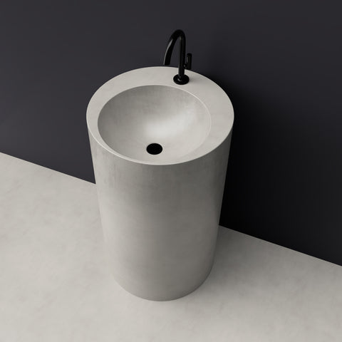 Rise Pedestal Sink, 20" – Trueform Concrete
