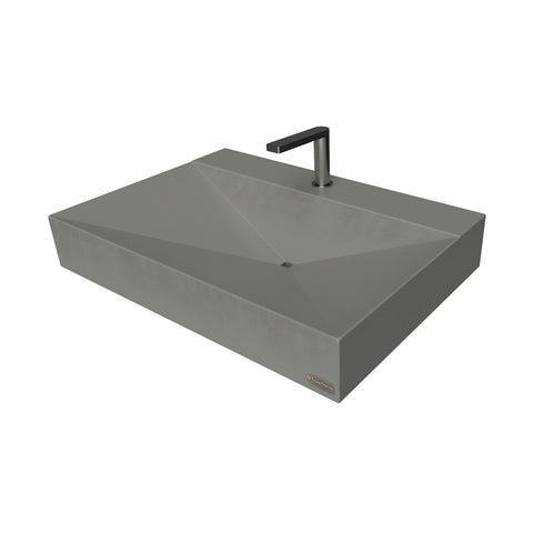 Prism 30" Concrete Sink – Trueform Concrete
