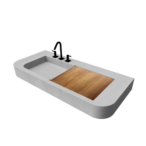Rado 48" Concrete Sink – Trueform Concrete