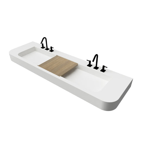 Rado 72" Concrete Sink – Trueform Concrete