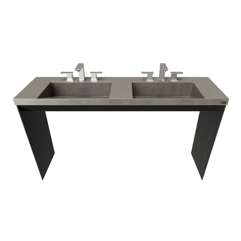 Contempo 62" Double Vanity – Trueform Concrete