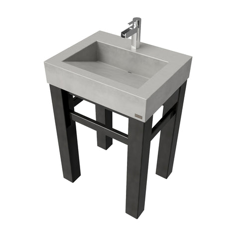 Industrial 24" Vanity with Ramp Sink – Trueform Concrete