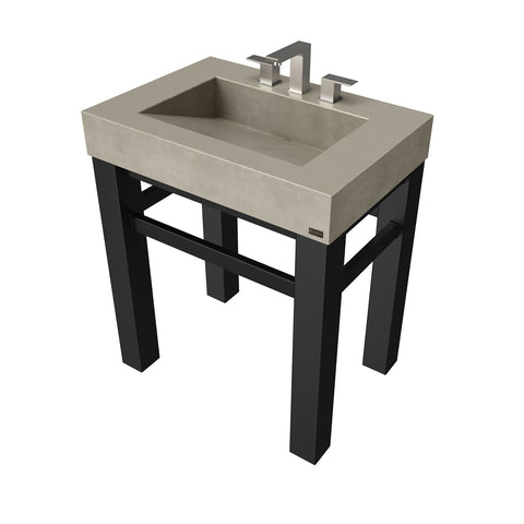 Industrial 30" Vanity with Ramp Sink – Trueform Concrete