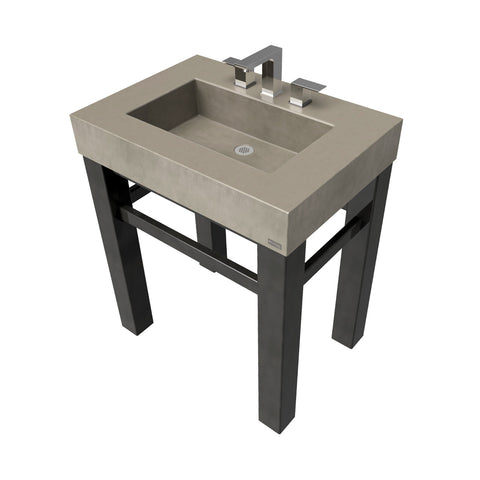 Industrial 30" Vanity with Rectangle Sink – Trueform Concrete