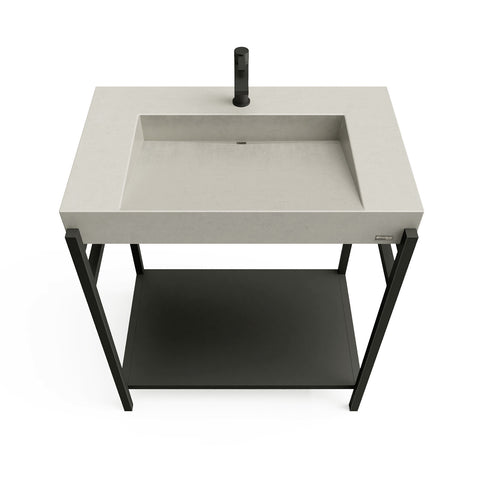 Nolita 30" Vanity with Ramp Sink – Trueform Concrete