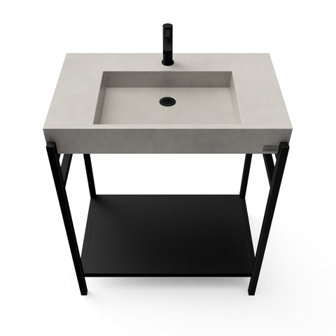 Nolita 30" Vanity with Rectangle Sink – Trueform Concrete