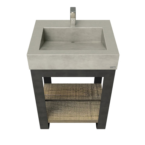 Outland 24" Vanity with Ramp Sink – Trueform Concrete