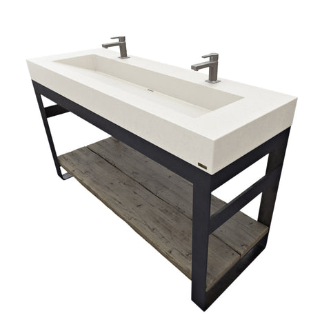 Outland 60" Vanity with Ramp Sink – Trueform Concrete