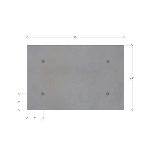 Foundation Concrete Panel, 36" – Trueform Concrete