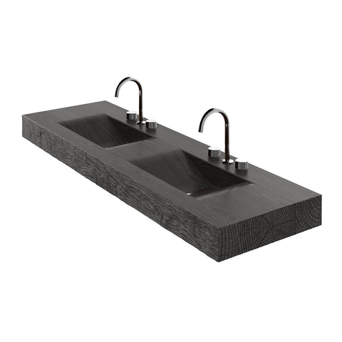 Tahoe Sink, 72" Double (Woodform® Collection) – Trueform Concrete